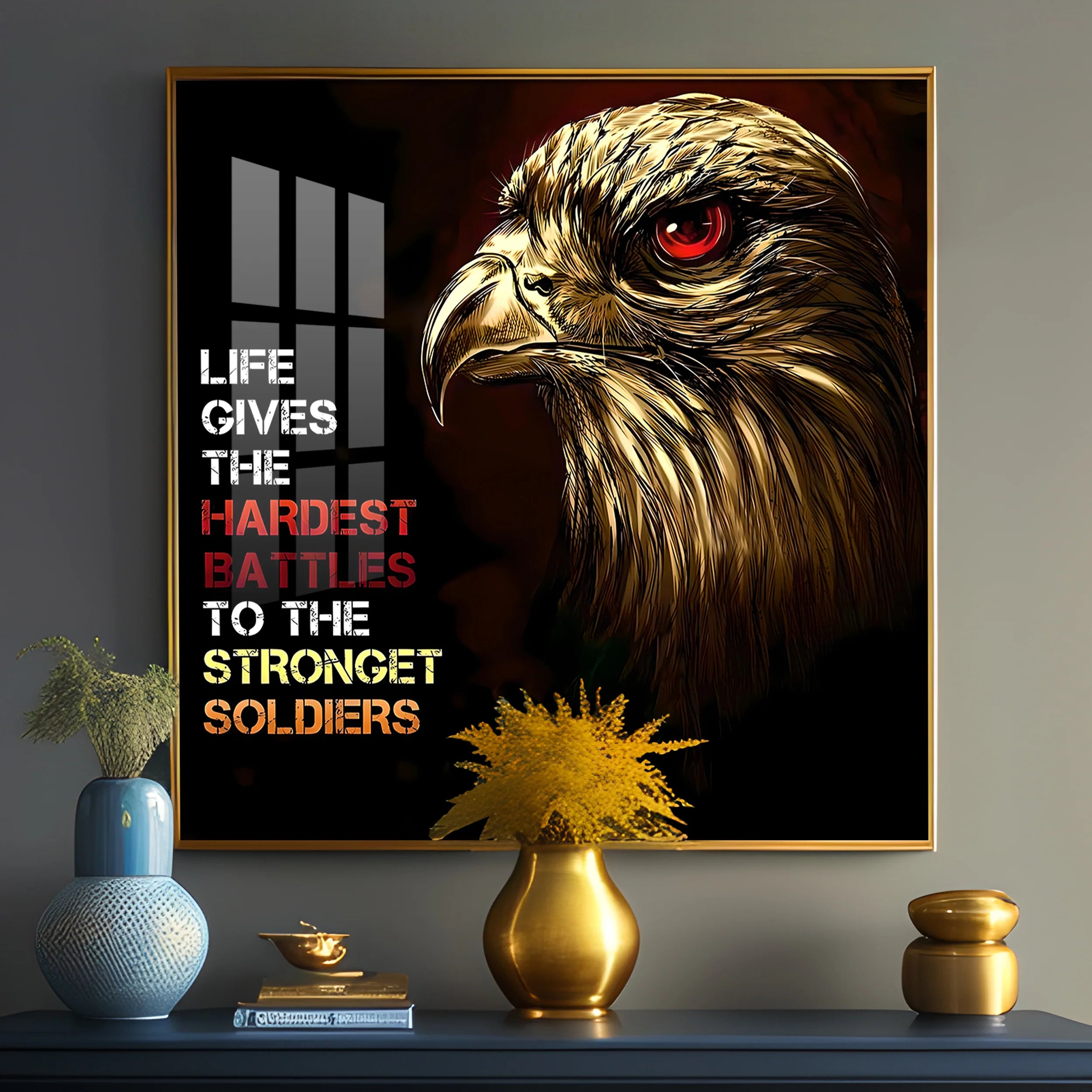 Motivational Quote Premium Acrylic Square Wall Art – LuxxeArt